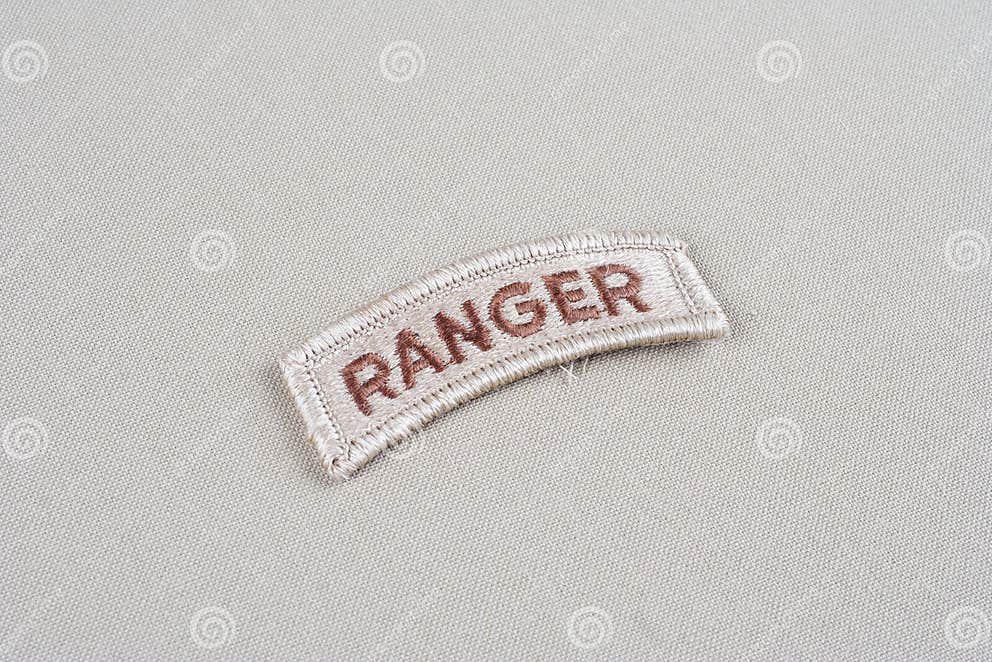 US ARMY ranger tab stock image. Image of ranger, collection - 112428595