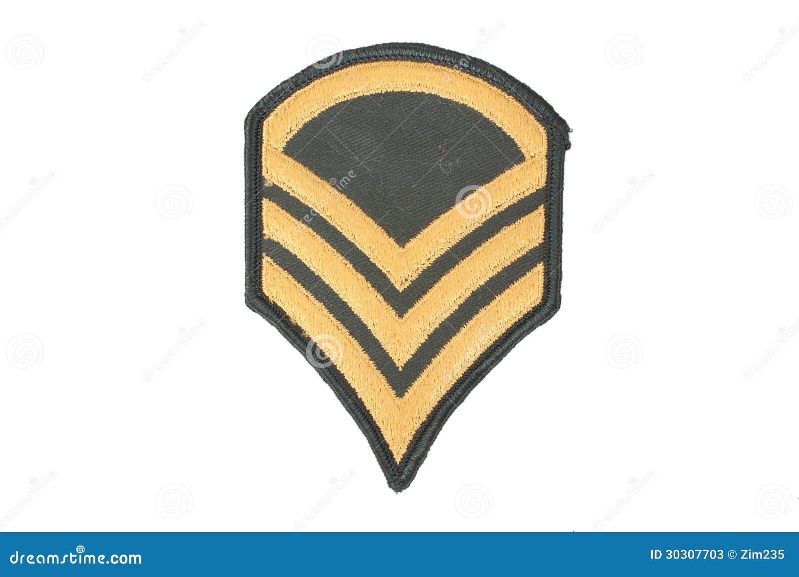 Us Army Sergeant Rank Patch Stock Image - Image of chevron, soldier ...