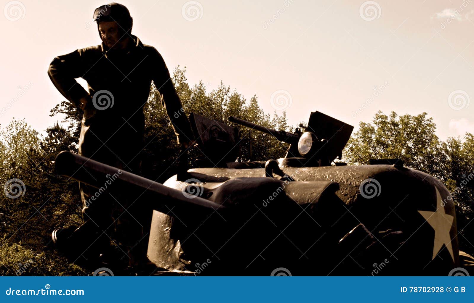 Us Army Sherman Tank World War 2 Normandy 2015 Editorial Stock Photo ...