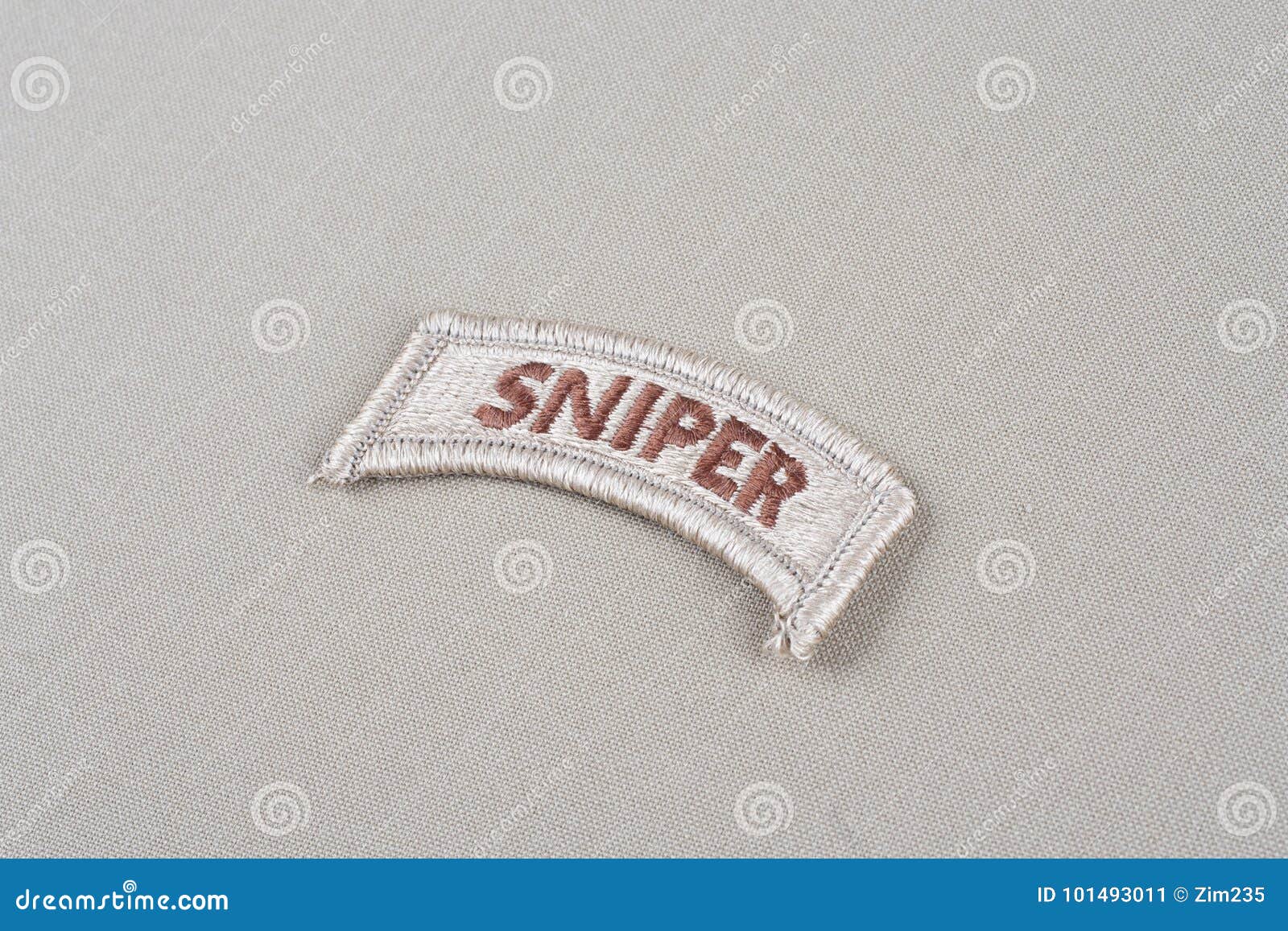 US ARMY sniper tab stock image. Image of forces, ammo - 101493011