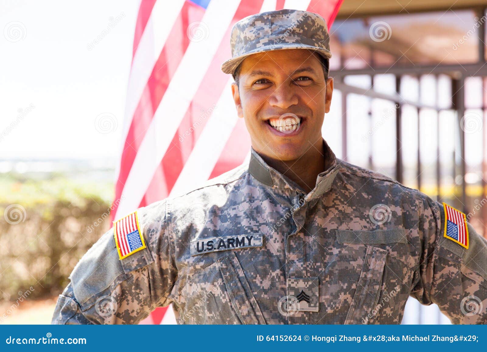 Us army soldier outdoors stock photo. Image of infantryman - 64152624