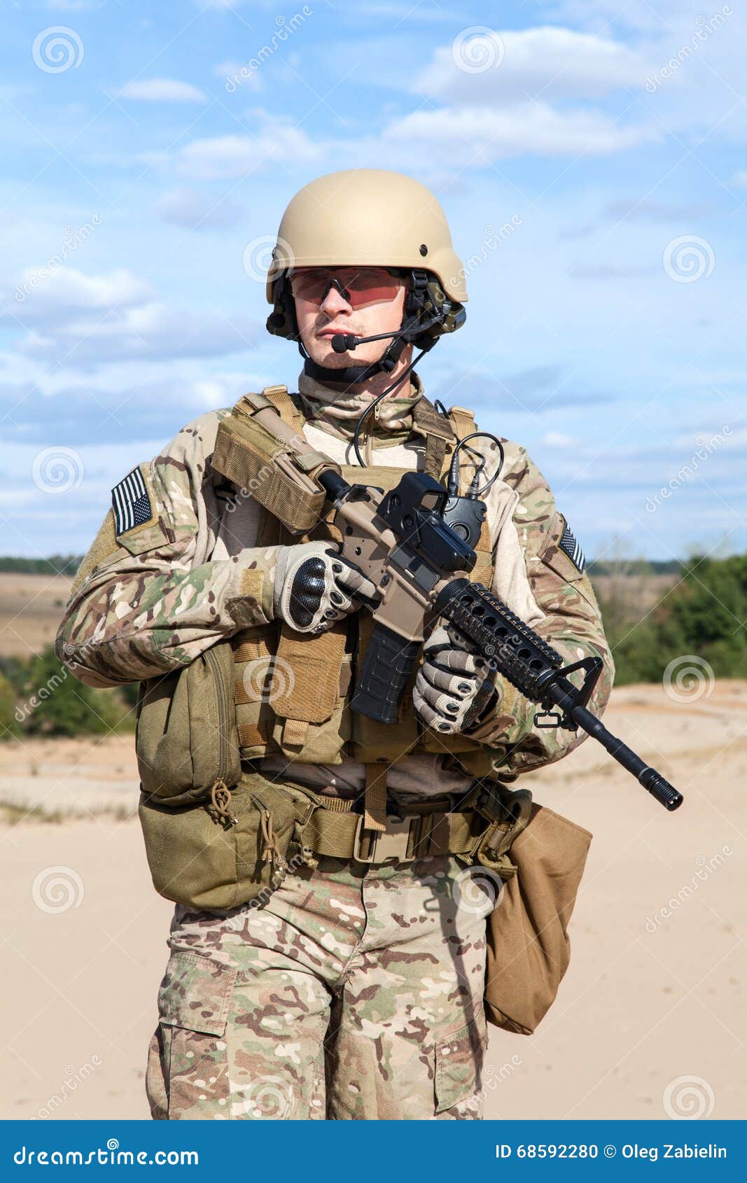 Group Of Soldier With Rifle Royalty-Free Stock Image | CartoonDealer ...