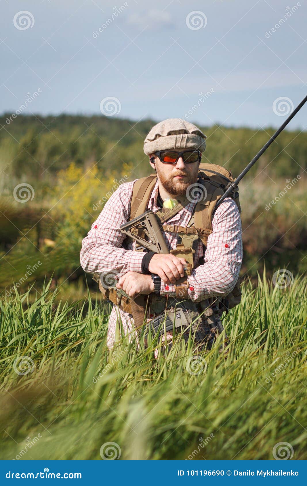 Strikeball warrior stock photo. Image of airborne, glowes - 101196690