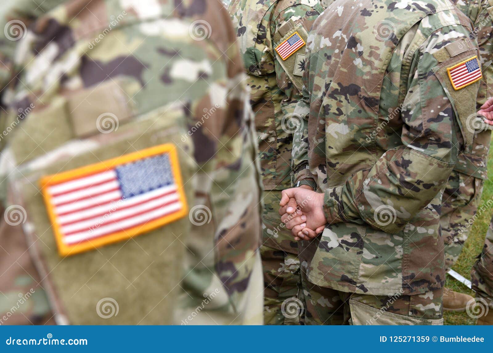 US Army Uniform Patch Flag. US Army Stock Image - Image of service ...