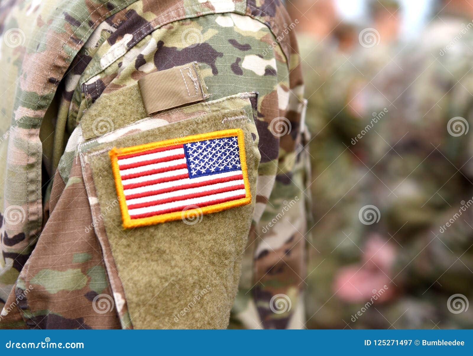 US Army Uniform Patch Flag. US Army Stock Image - Image of america ...