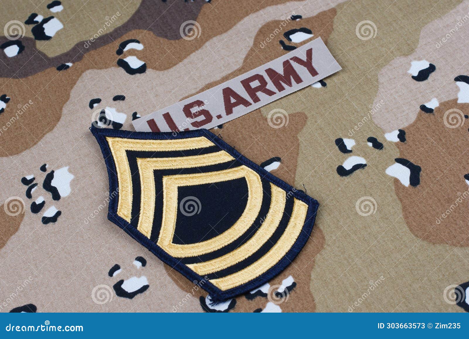 US ARMY Uniform with Rank Patch Stock Image - Image of uniform, team ...
