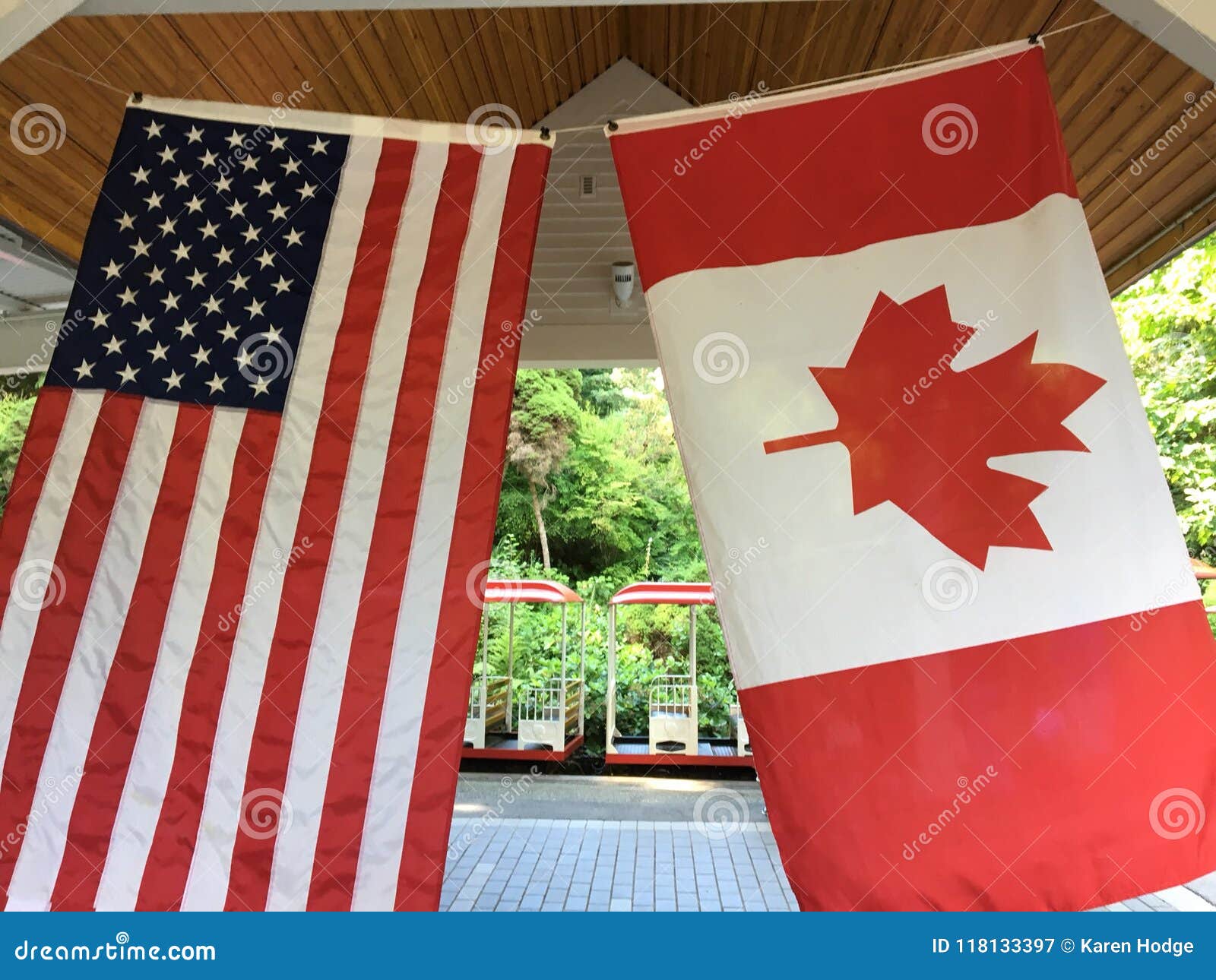 USA flag Canada stock image. Image of canadian, canada - 118133397
