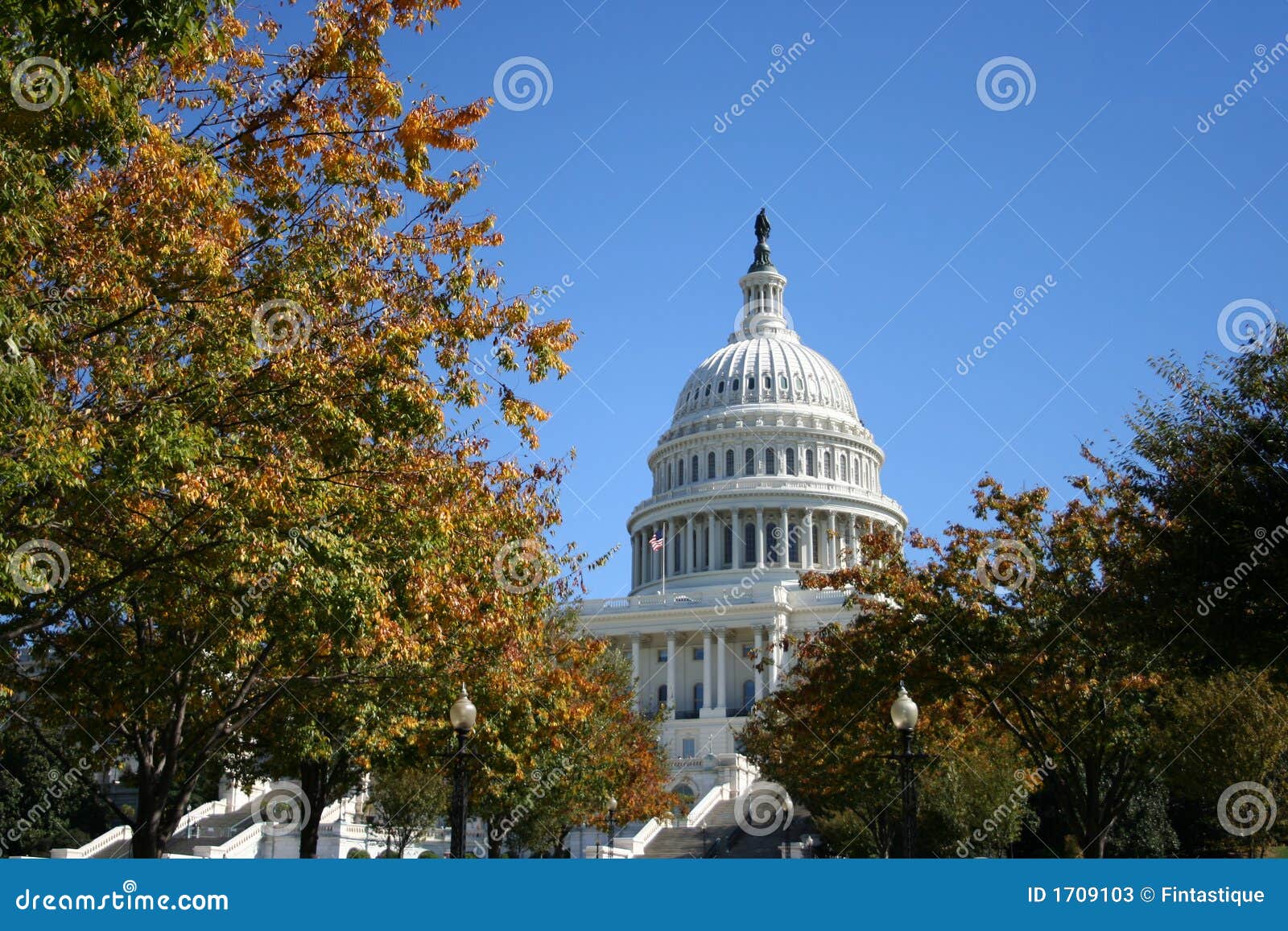 US Capitol Building in Autumn Stock Image - Image of federal, politics ...