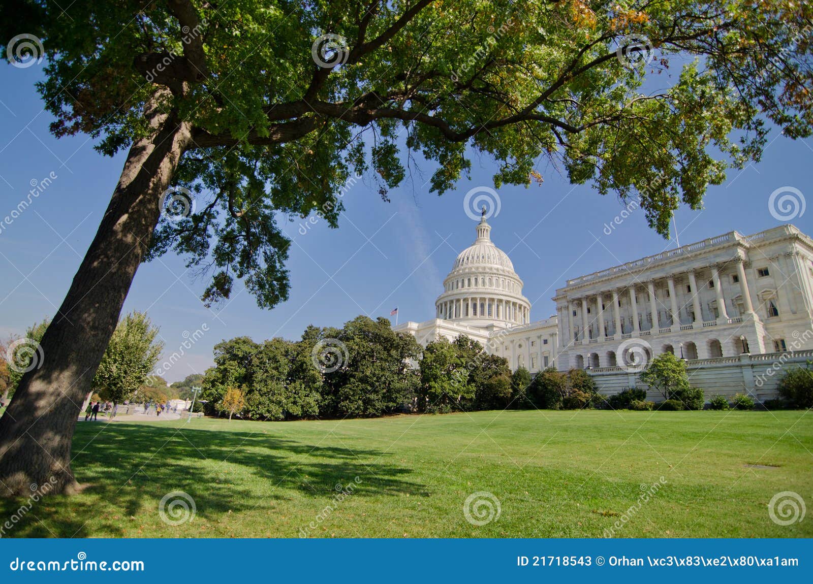 US Capitol Building in Autumn, Washington DC, USA Stock Image - Image ...
