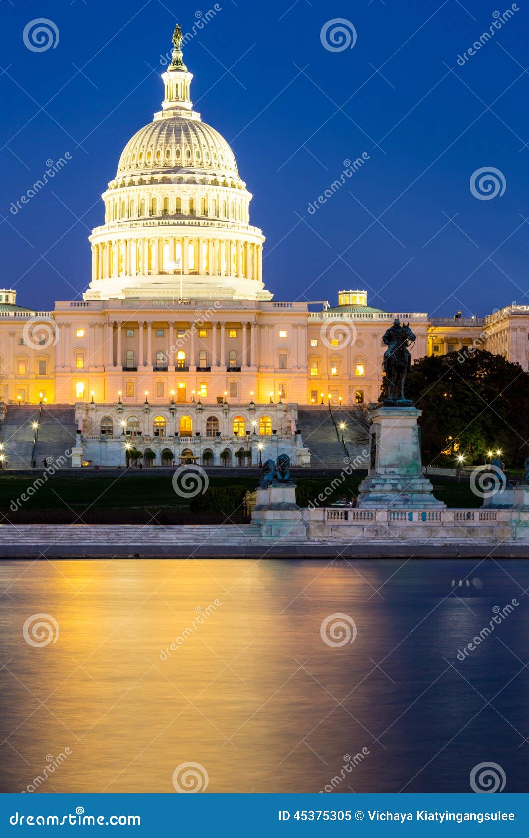US Capitol stock image. Image of dusk, capitol, building - 45375305