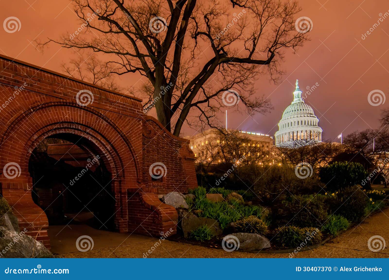US Capitol Building in Spring- Stock Photo - Image of america, columbia ...