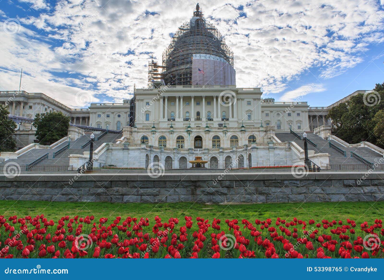 US Capitol Building in Spring Washington DC Stock Image - Image of ...