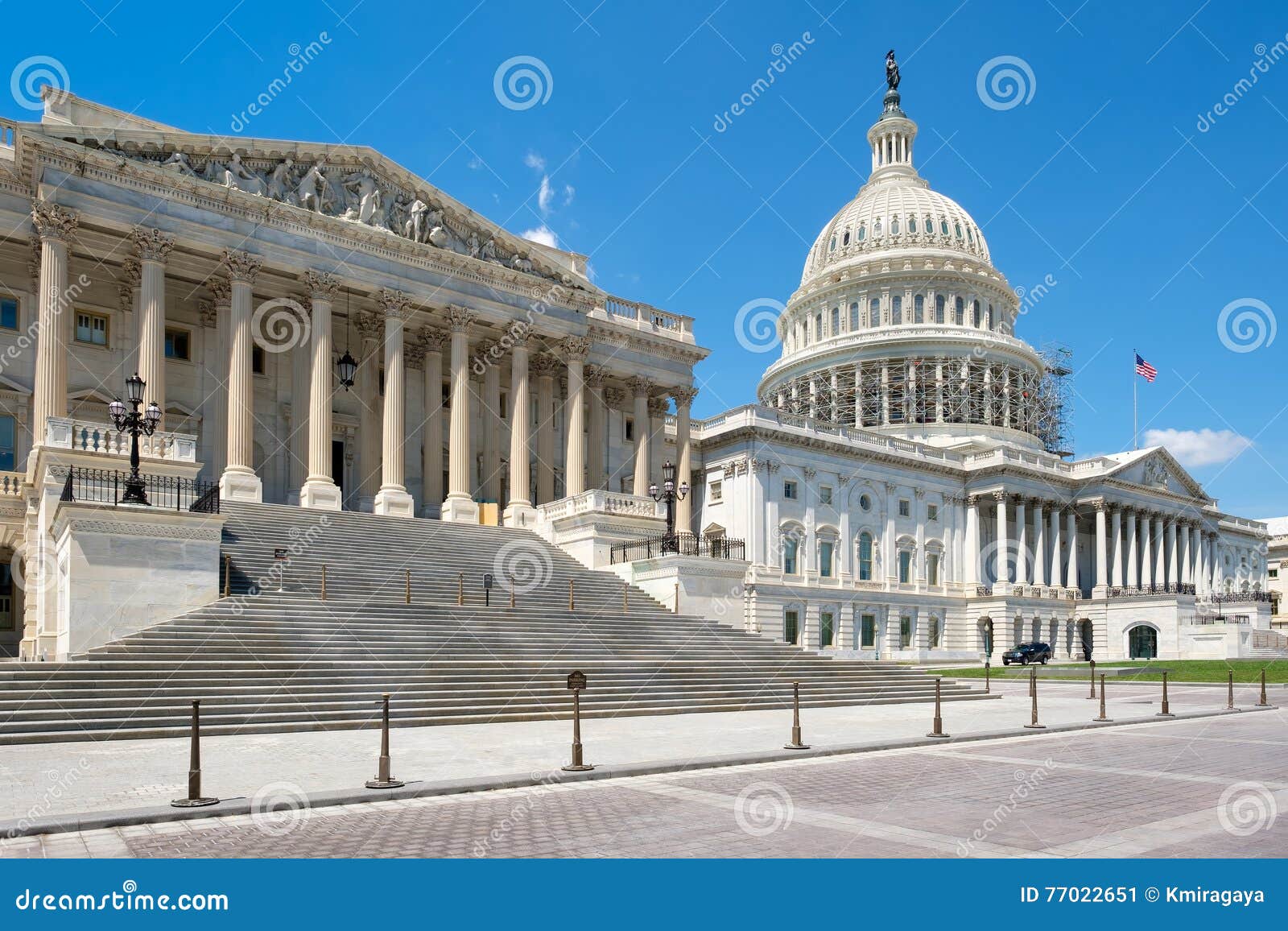 The US Capitol Building in Washington D.C. Stock Image - Image of ...