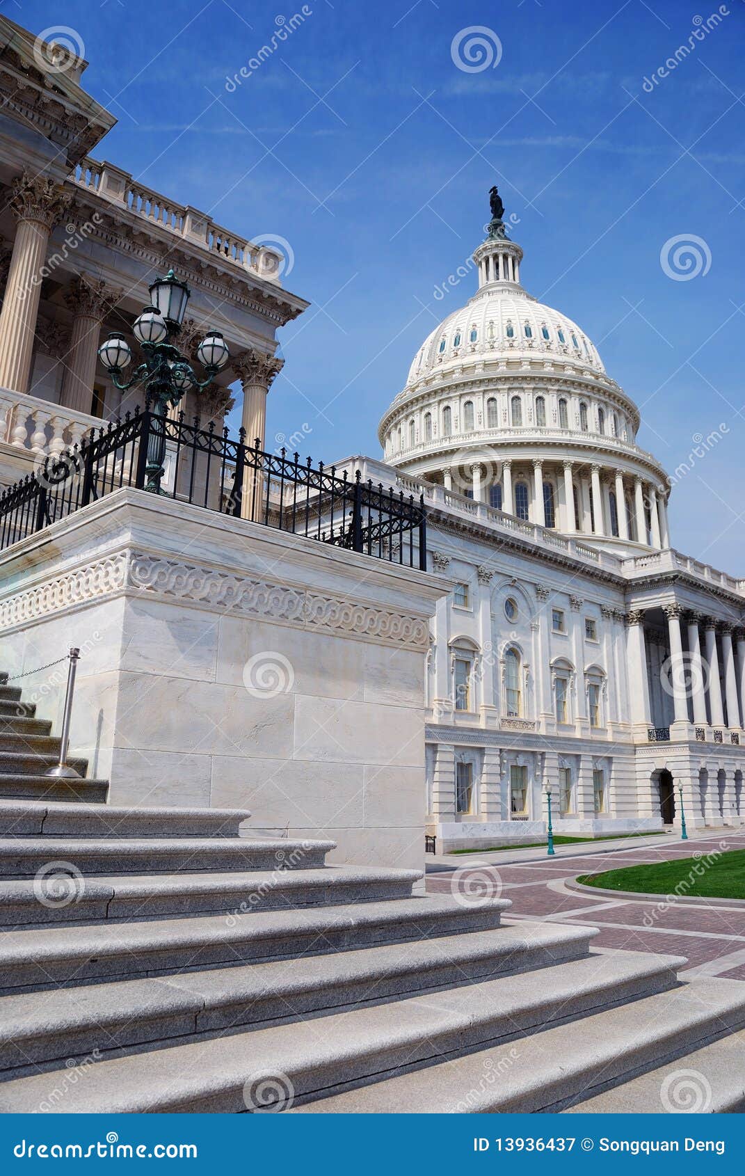 US Capitol Building, Washington DC. Stock Image - Image of closeup ...