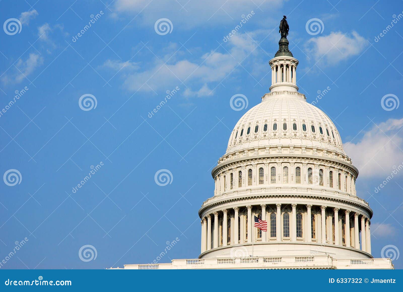 US Capitol Building, Washington DC Stock Photo - Image of flag, capitol ...