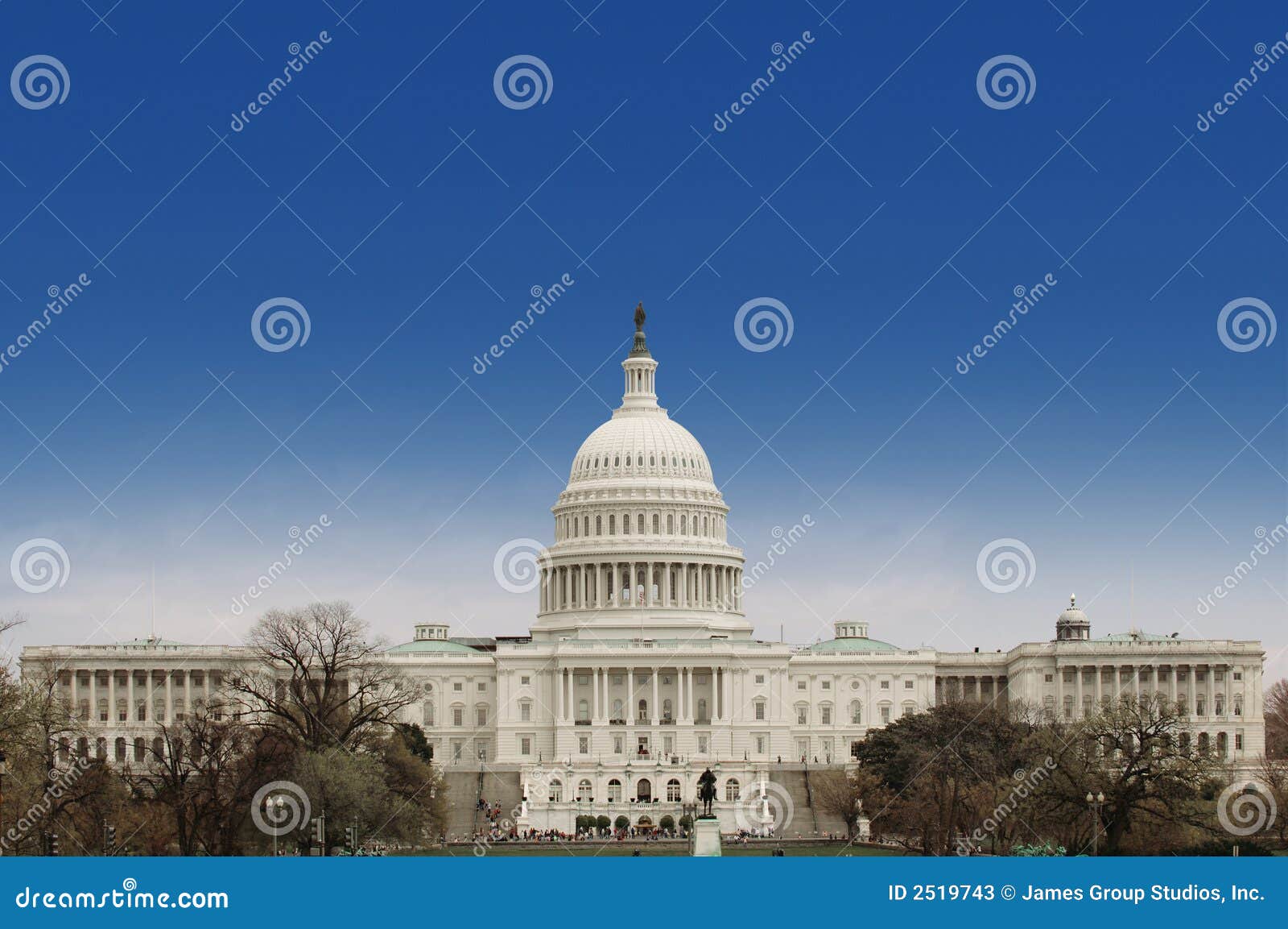 US Capitol facade stock image. Image of dome, influence - 2519743