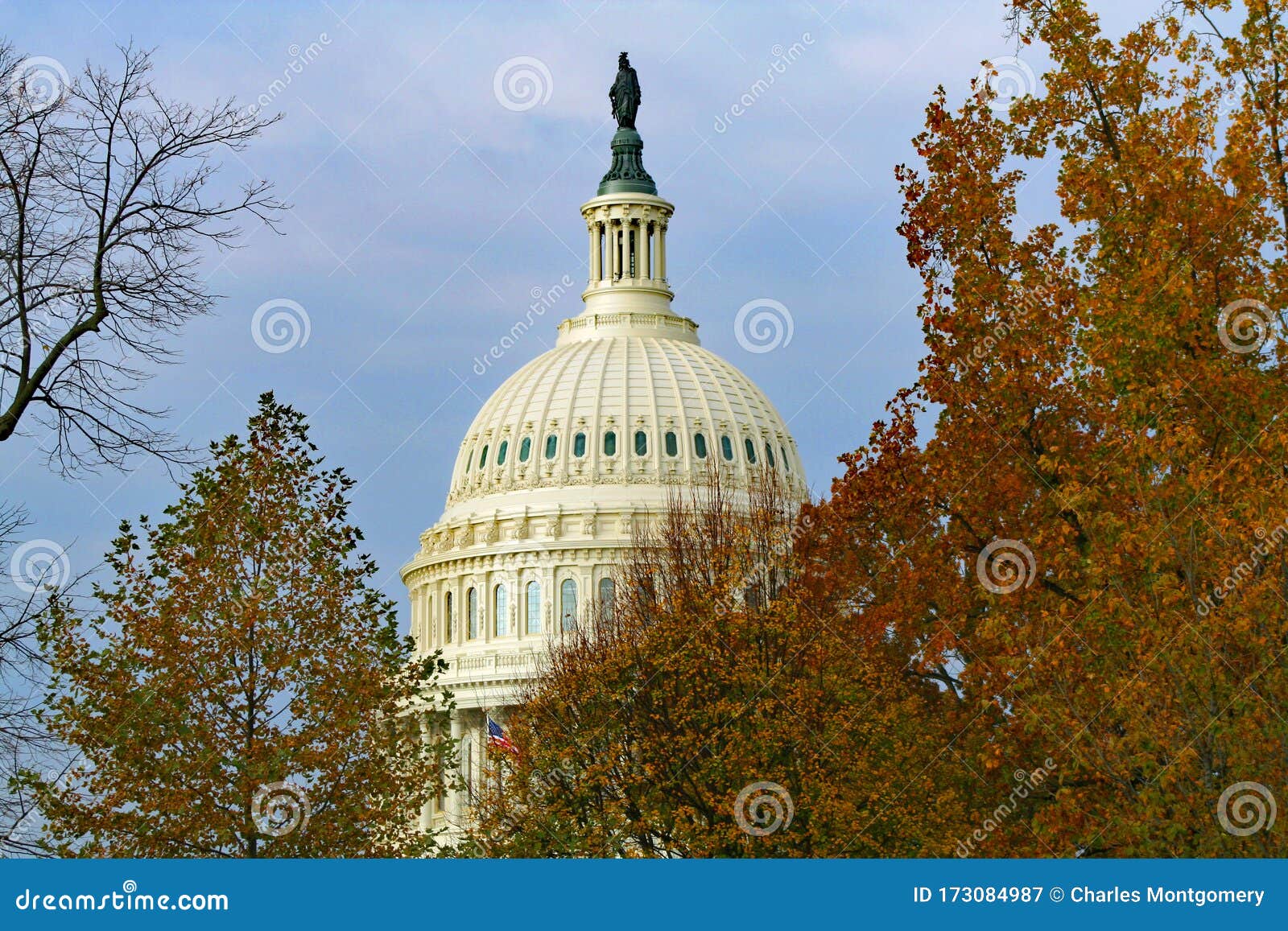 US Capitol in the Fall DC 0048 Stock Image - Image of fall, landscape ...