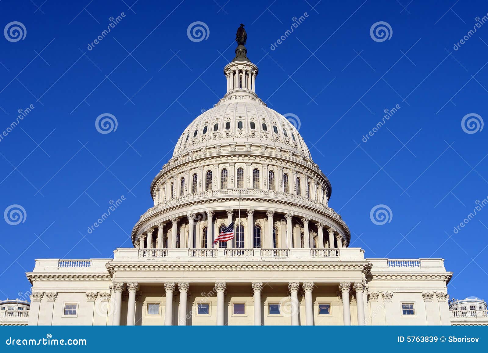 US Capitol and Flag stock image. Image of party, election - 5763839