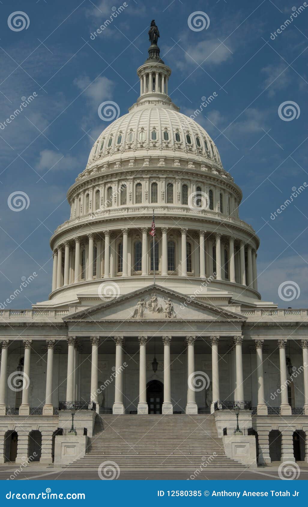 US Capitol (front) stock image. Image of architecture - 12580385