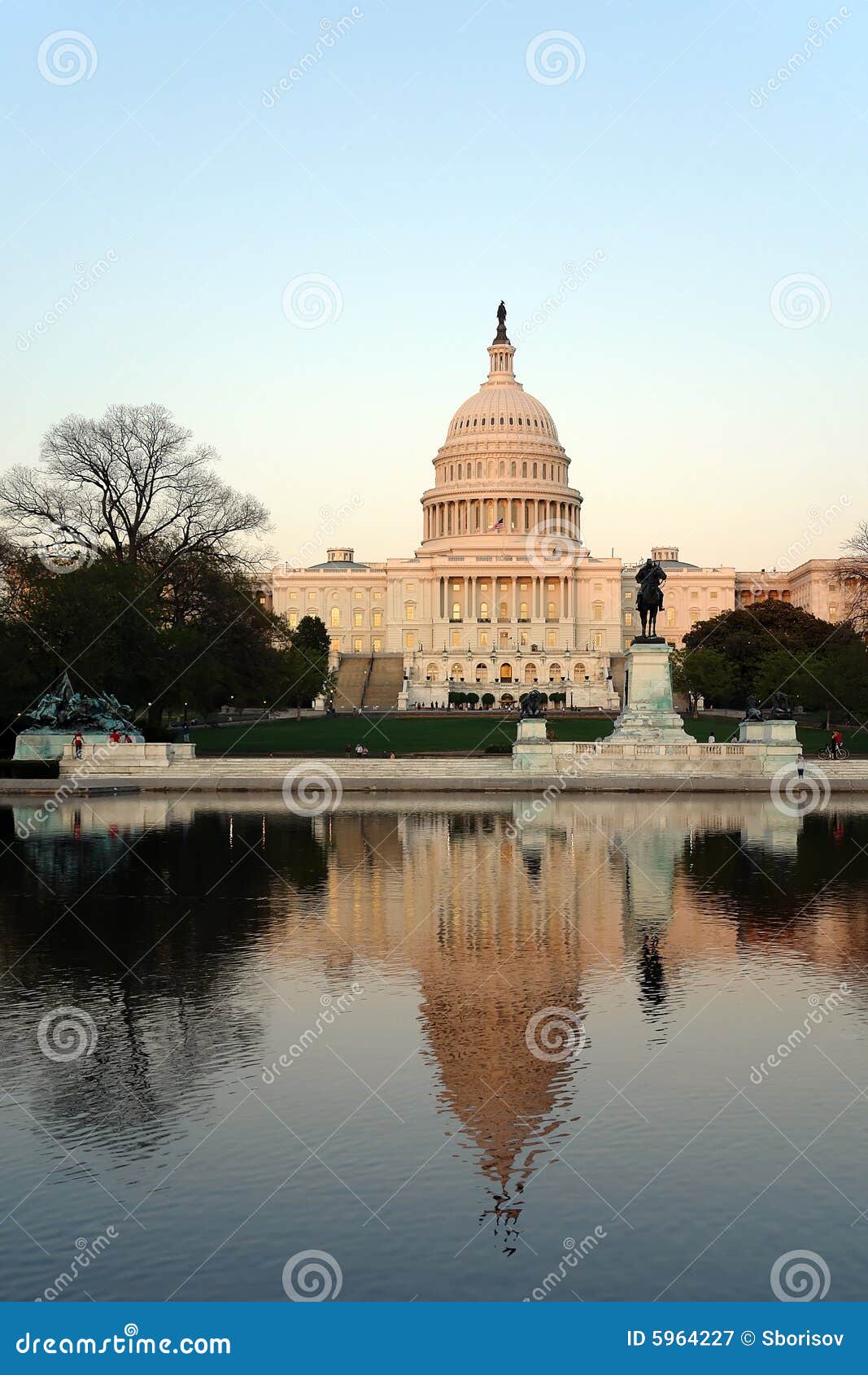 US Capitol at sunset stock image. Image of federal, party - 5964227