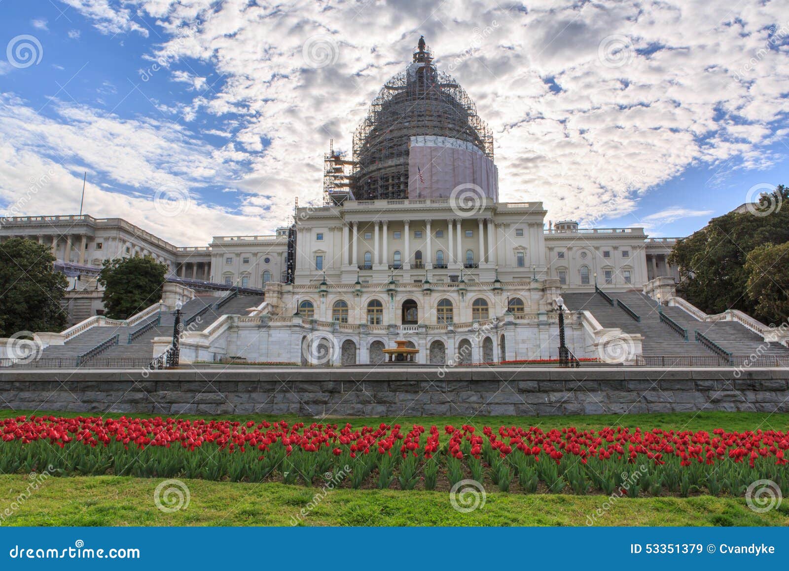 US Capitol in Washington DC in Spring Stock Image - Image of washington ...