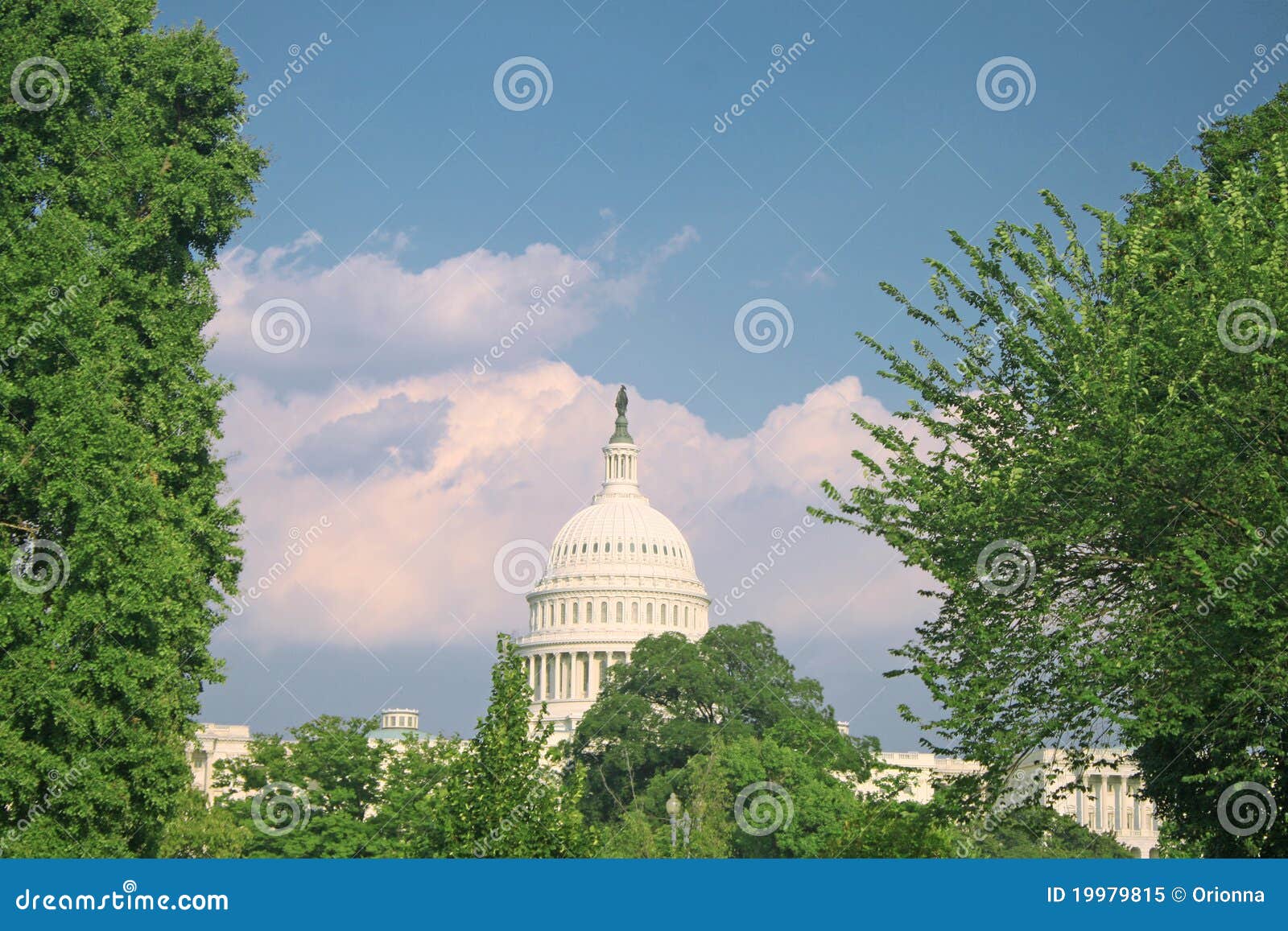 US Capitol in Washington DC, Sunset Stock Image - Image of cloud ...