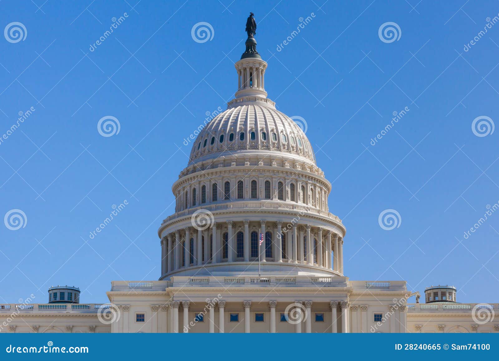 Us-Capitolbyggnad I Washington DC Fotografering för Bildbyråer - Bild ...