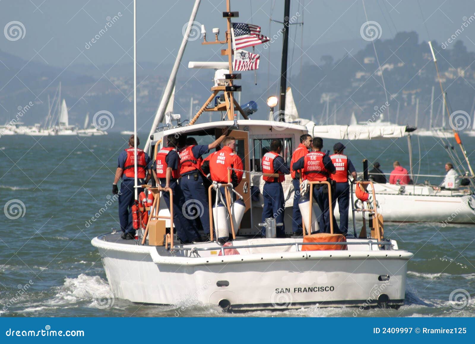 Us coast guard stock image. Image of guards, police, seascape - 2409997