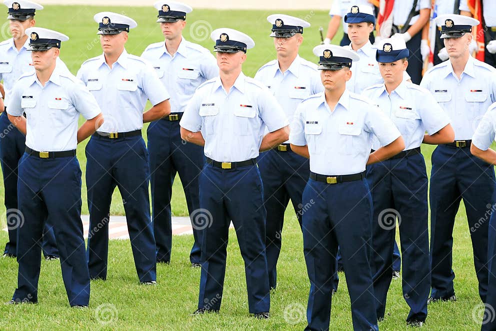 US Coast Guard Graduation editorial image. Image of marching - 23195715