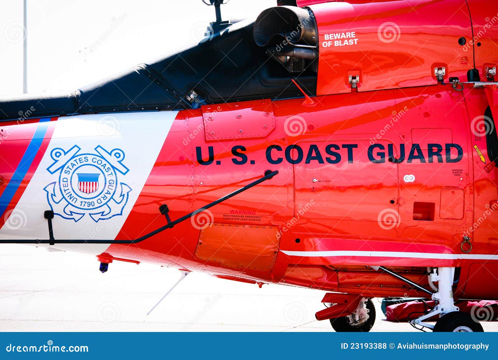 US Coast Guard Helicopter editorial stock photo. Image of american ...