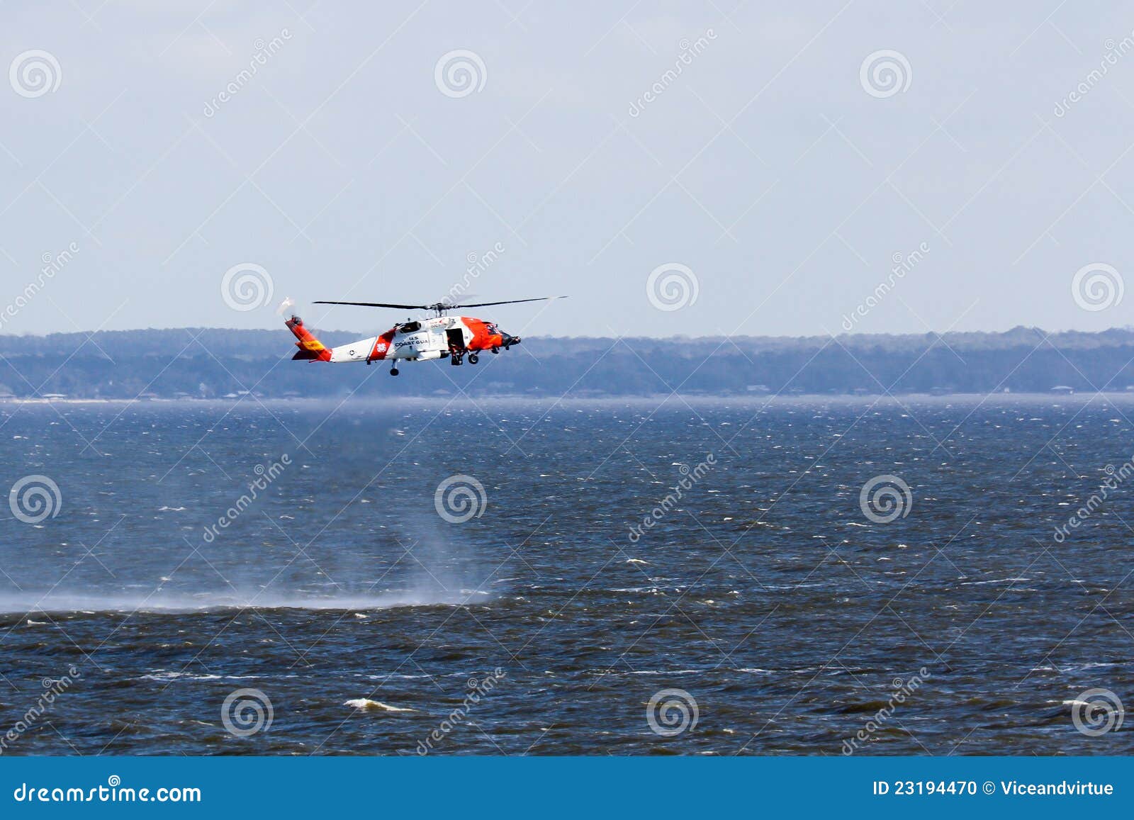 US Coast Guard Helicopter Training Editorial Image - Image of seaside ...