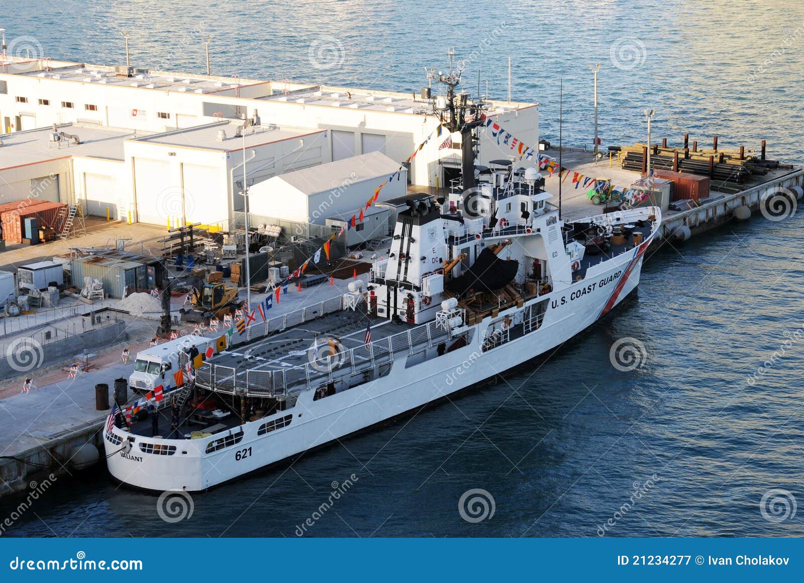US Coast Guard ship editorial photography. Image of harbor - 21234277
