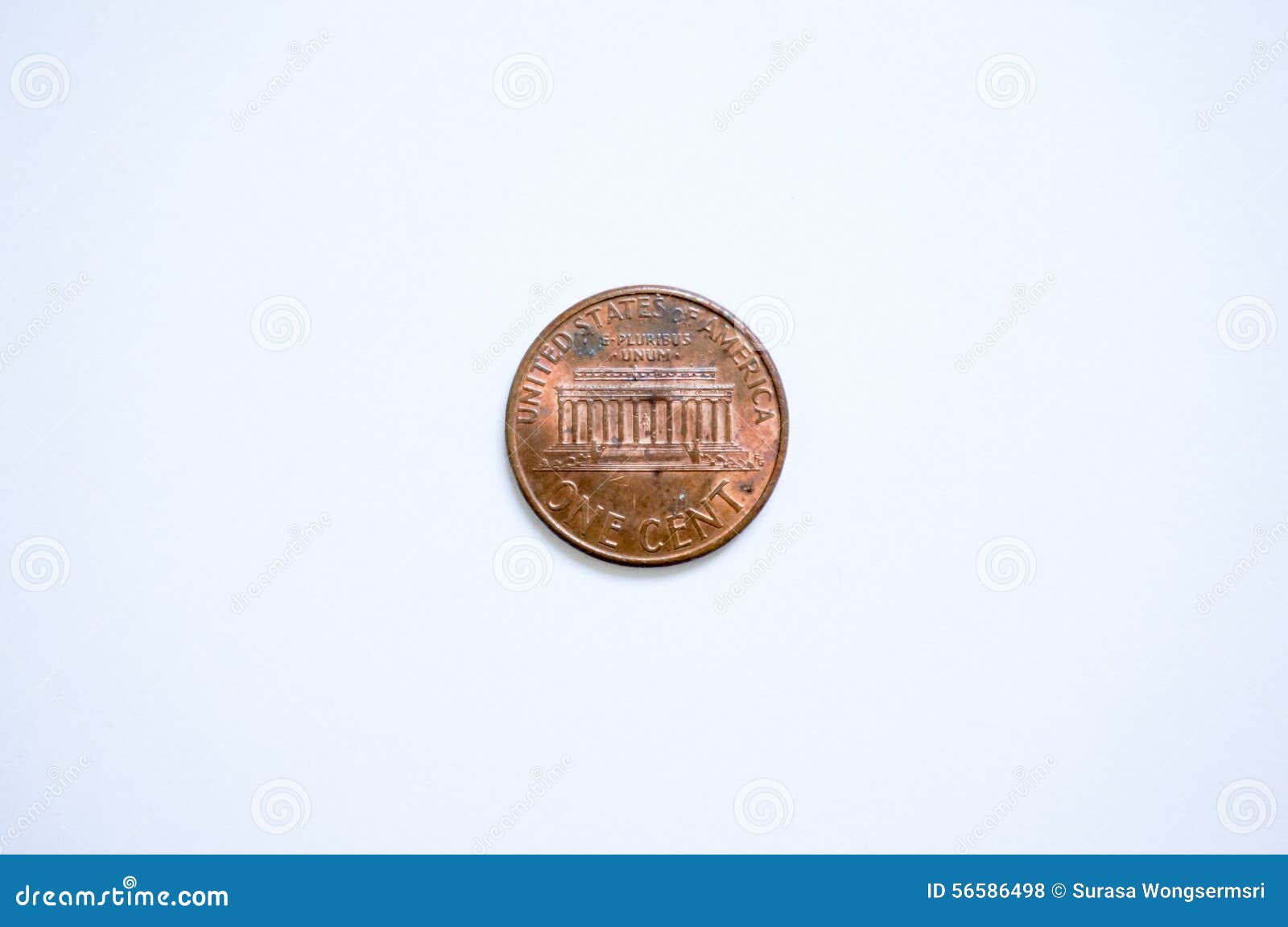 US coin 1 cent stock photo. Image of finances, number - 56586498