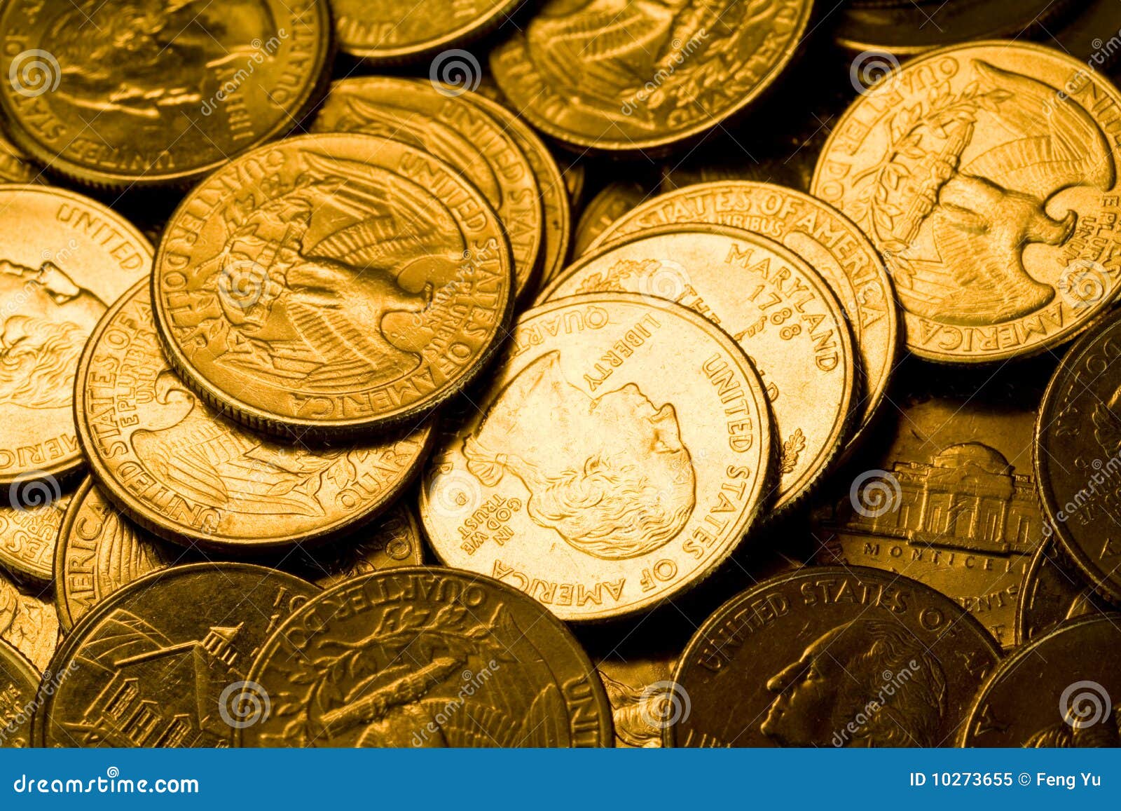 US Coins stock image. Image of coins, finance, savings - 10273655