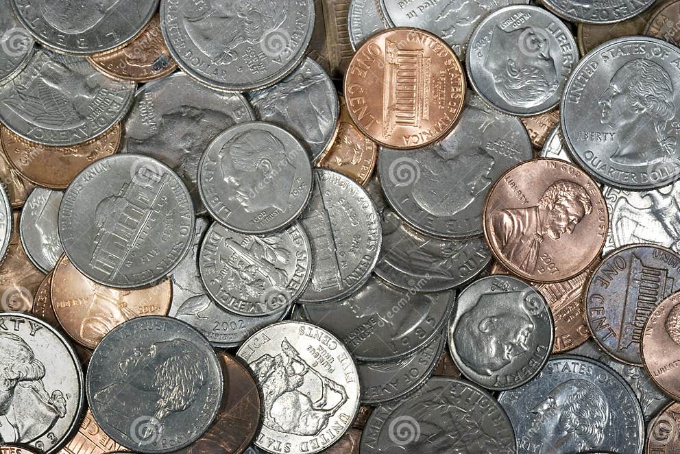 US Coins stock photo. Image of coins, nickle, eisenhower - 17975052