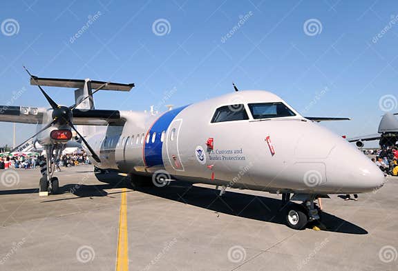 US Customs and Border Protection Airplane Editorial Stock Photo - Image ...