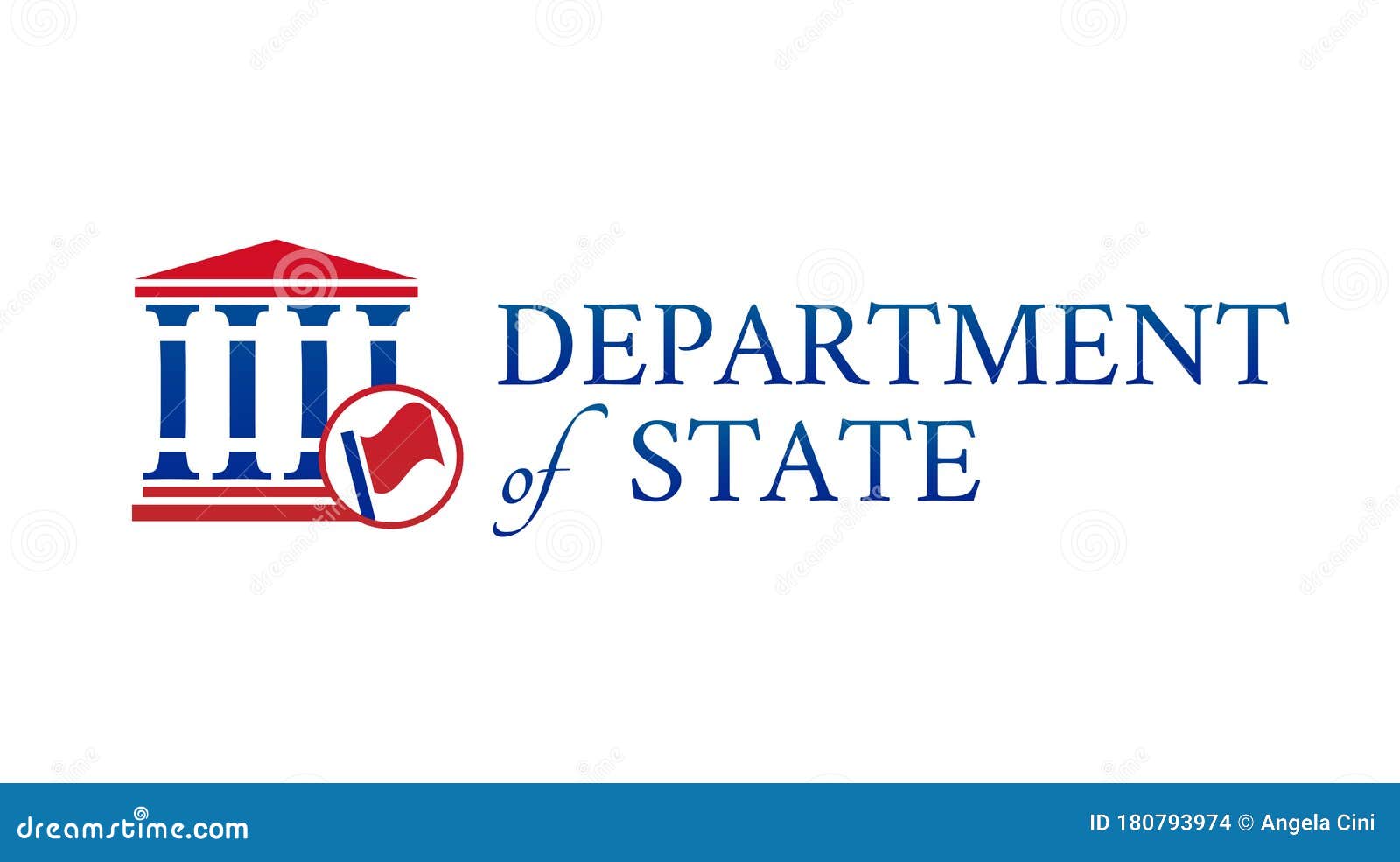 US Department of State Icon Stock Vector - Illustration of politics ...