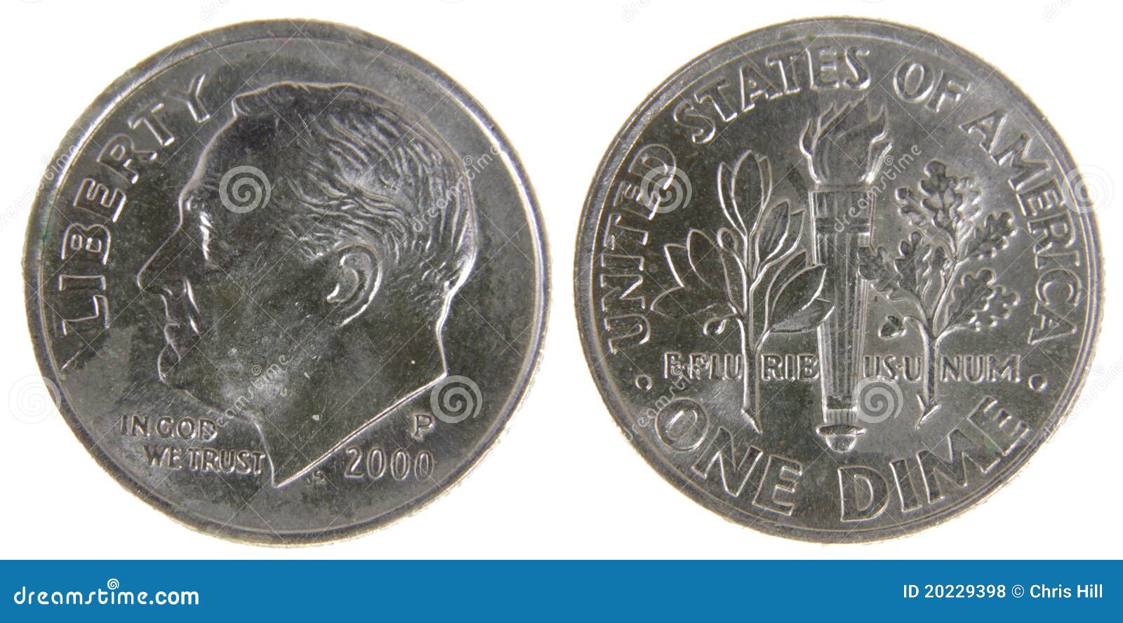 US Dime stock photo. Image of america, coins, worn, coinage - 20229398