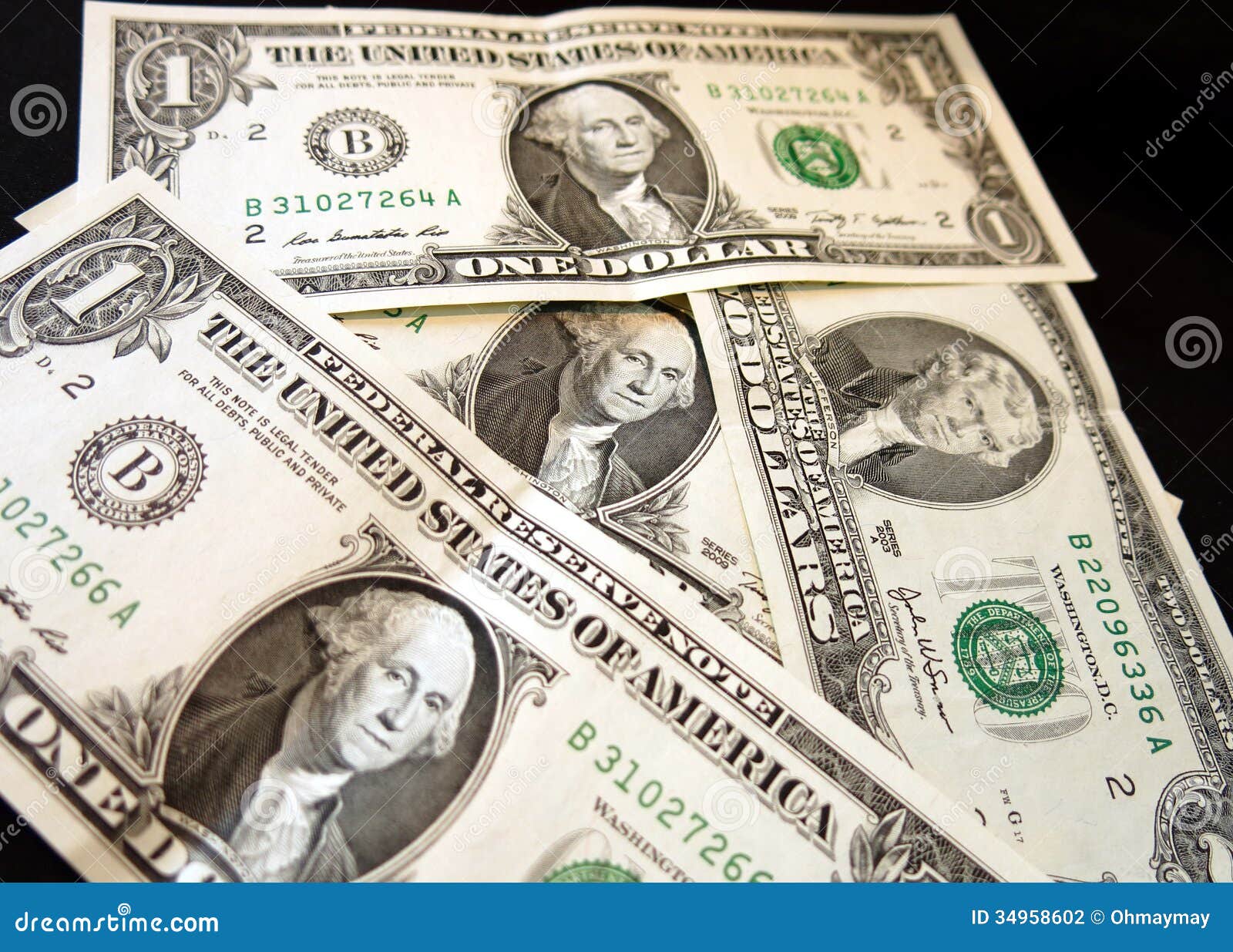 US dollar bank notes stock photo. Image of banking, america - 34958602