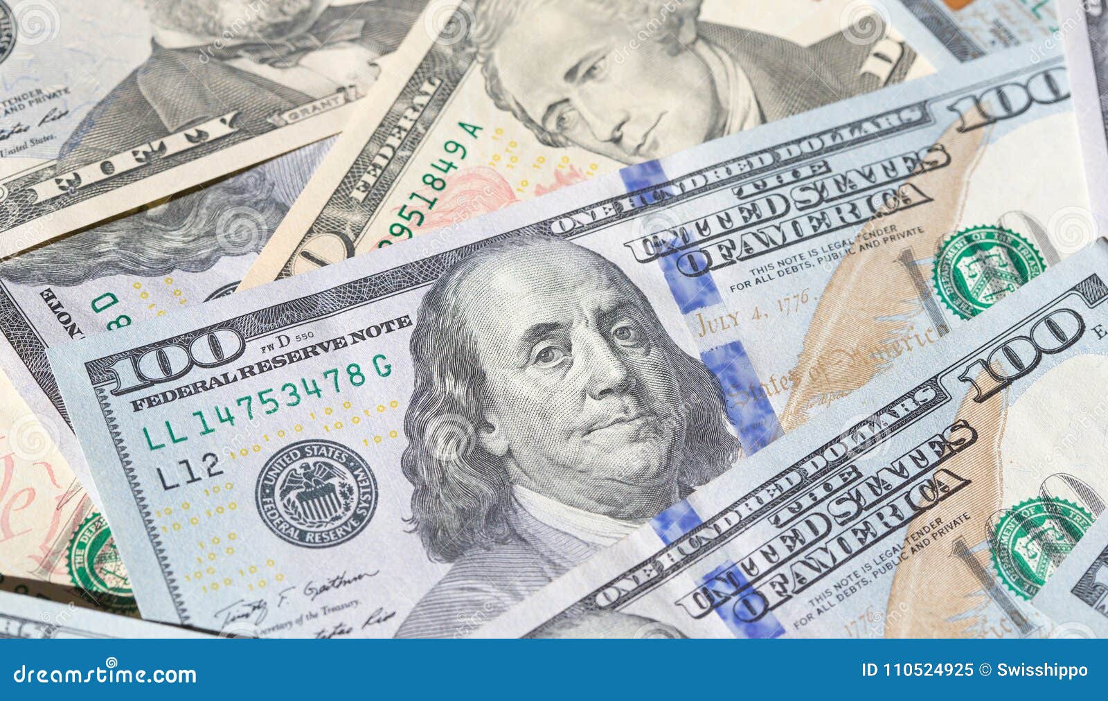 Banknotes stock image. Image of banking, economy, exchange - 110524925