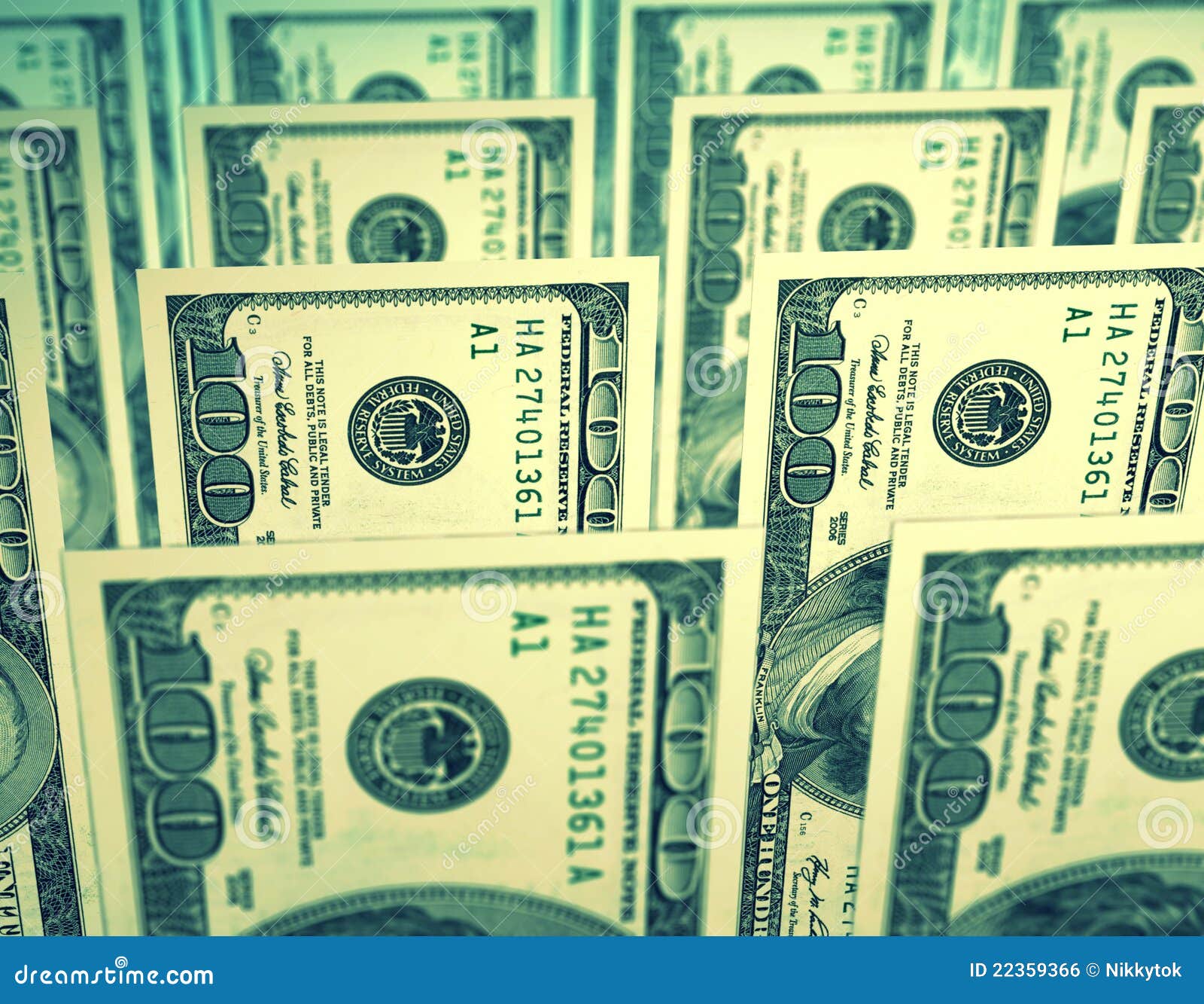 Us dollar banknotes stock photo. Image of column, monetary - 22359366