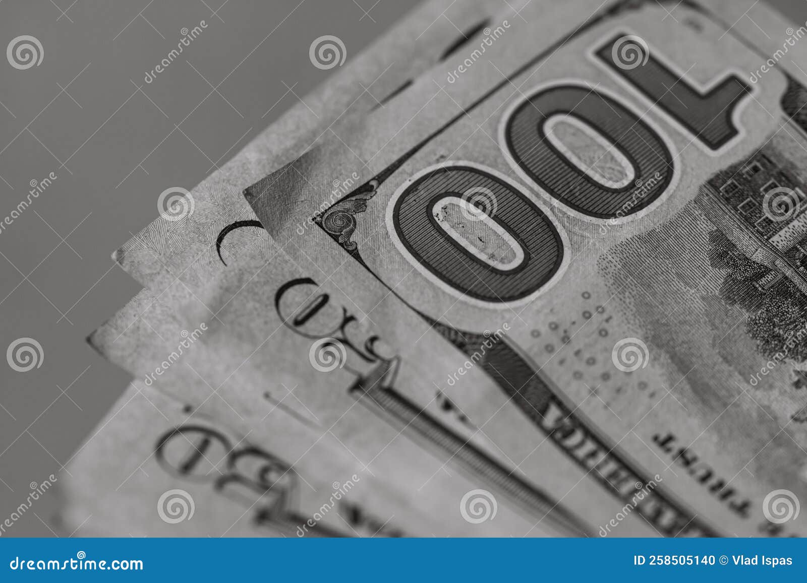 US Dollar Bills. American Economy Inflation and Devaluation Stock Photo ...