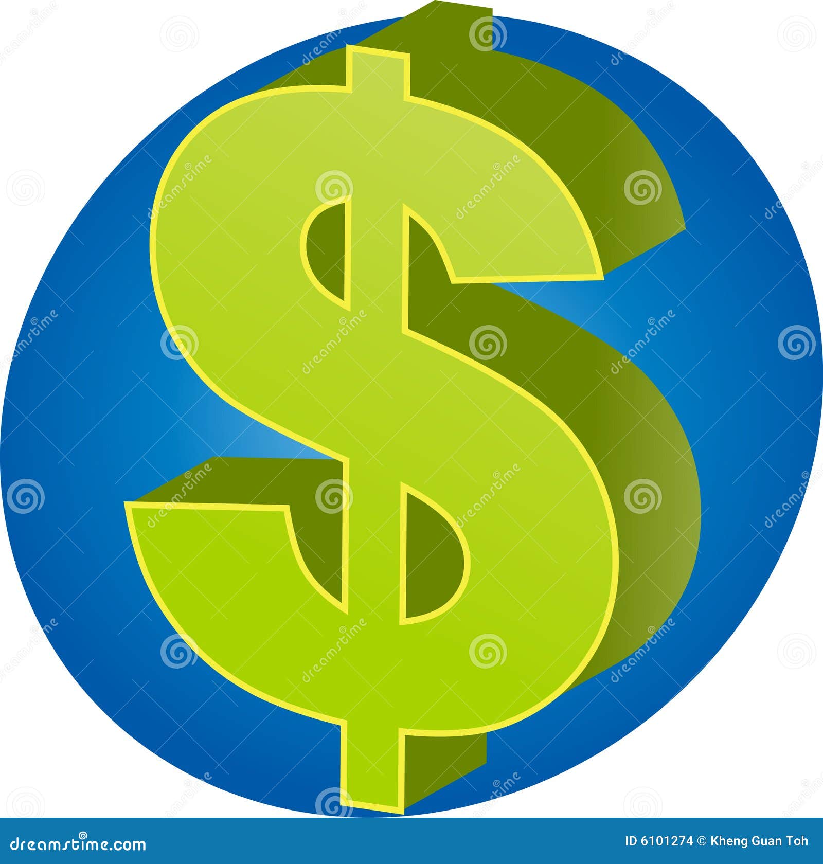 US Dollar Currency stock vector. Illustration of finance - 6101274