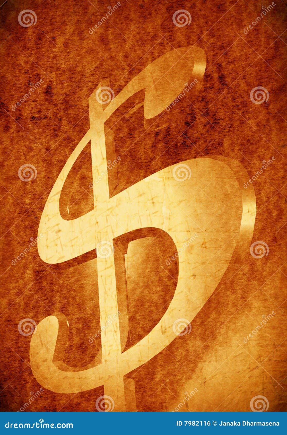 US dollar mark stock photo. Image of discolored, grunge - 7982116