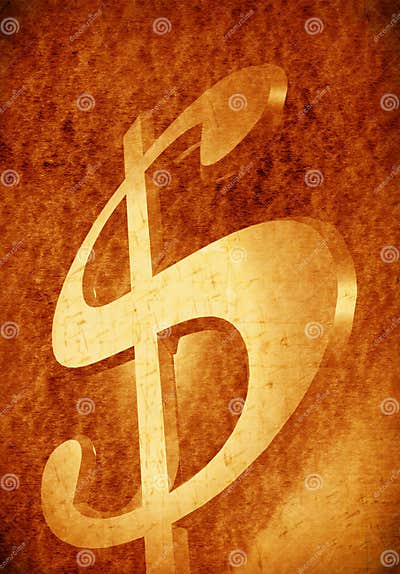 US dollar mark stock photo. Image of discolored, grunge - 7982116