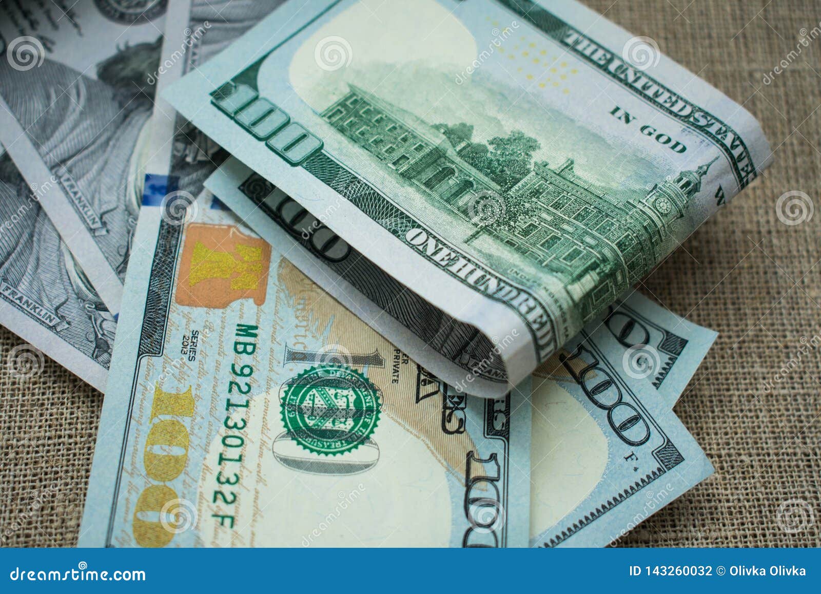 American Dollar Money 100 stock photo. Image of cash - 143260032