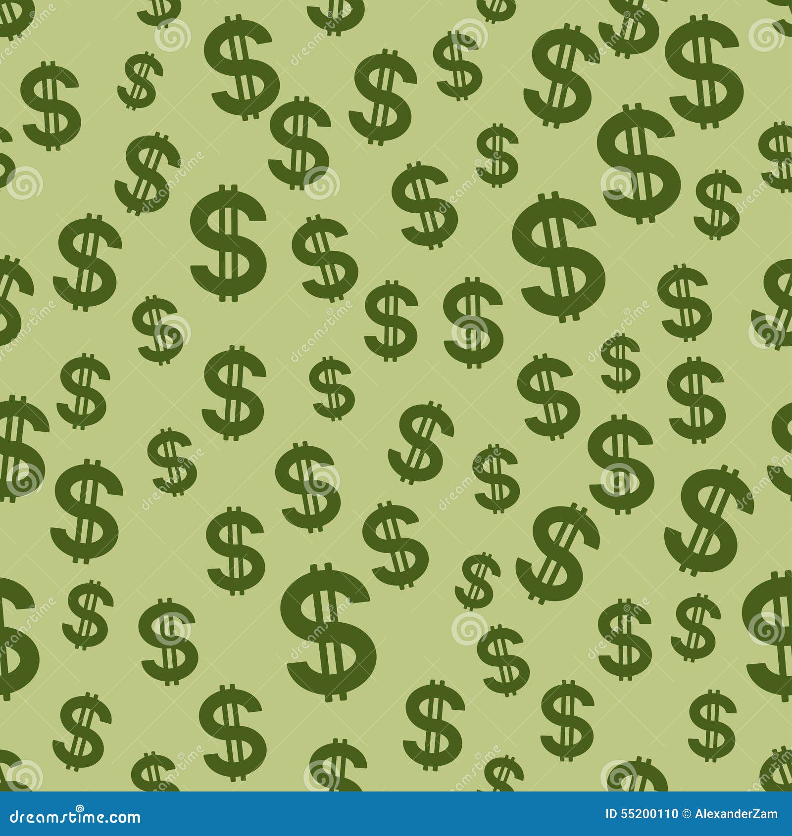 US Dollar pattern stock vector. Illustration of means - 55200110