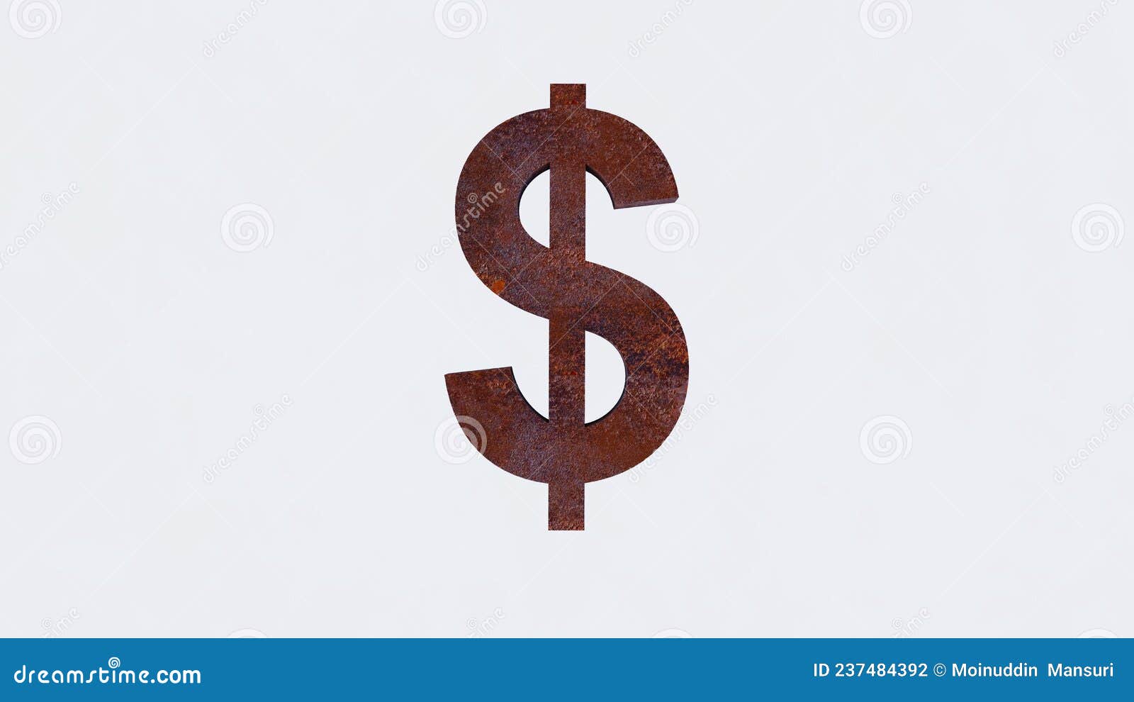 Us Dollar Rustic Sign ( 3D Rendering 3D Illustration ) Stock ...