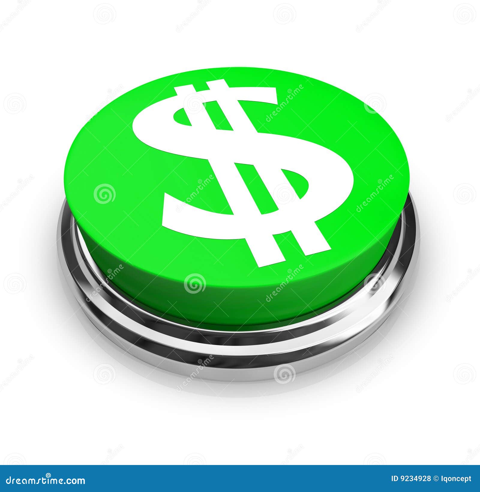 US Dollar Symbol - Button stock illustration. Illustration of mark ...