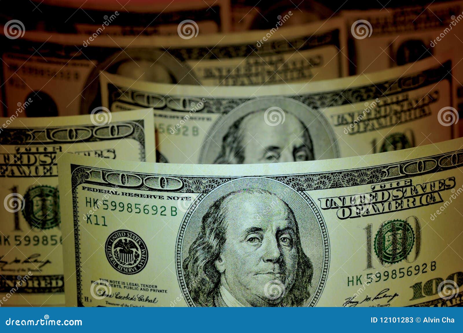 US dollars stock image. Image of cash, business, exchange - 12101283